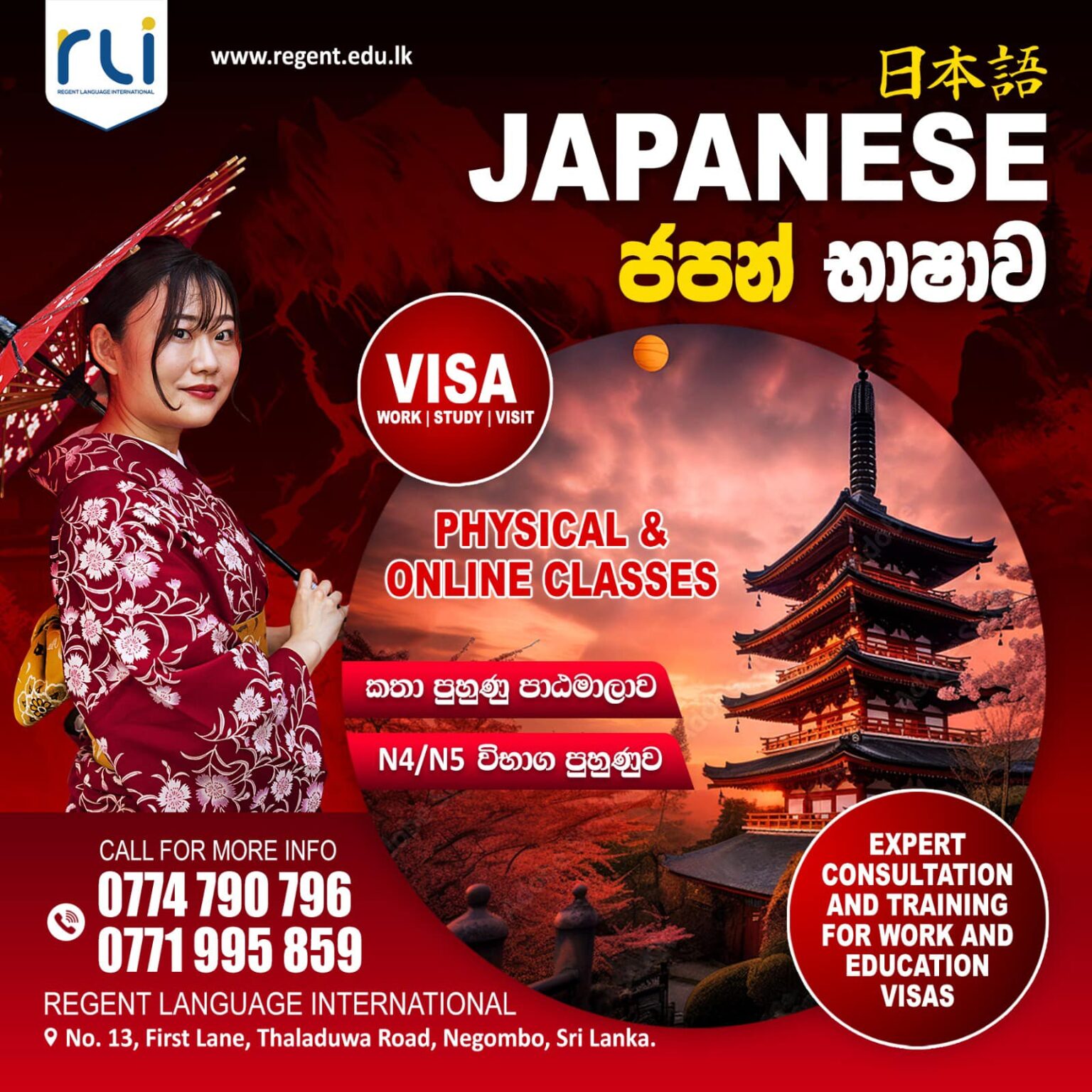 Japanese Language Classes - Online Class